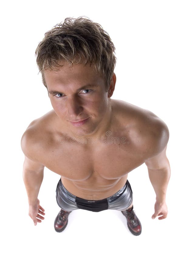 Muscle Man stock image. Image of chest, young, exercise - 1818981
