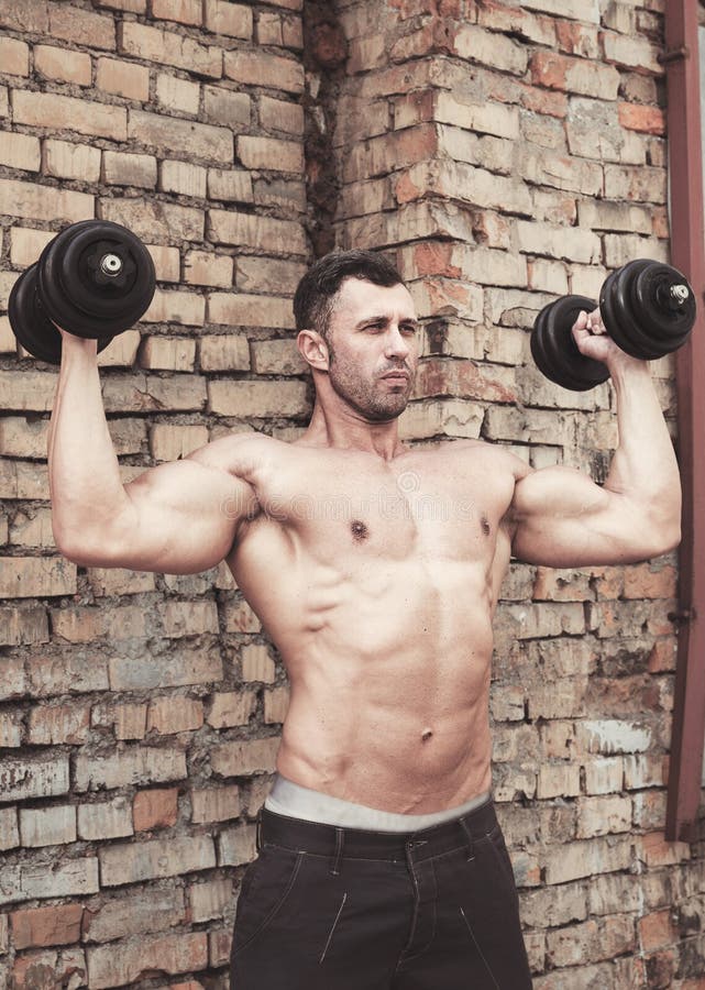 Muscle man - Stock Image - Everypixel