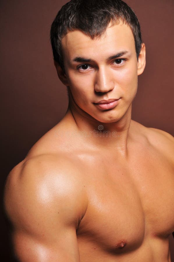 Muscled model stock image. Image of muscular, strength - 12953721