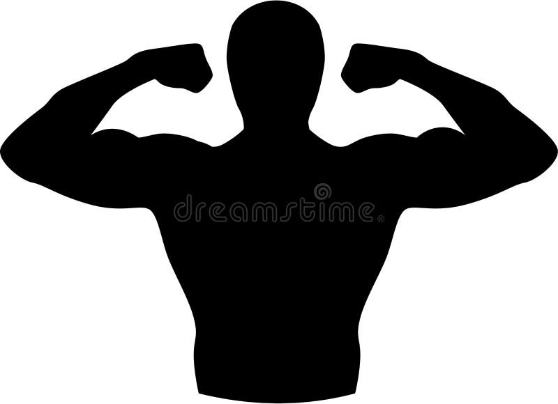 Muscles de musculation illustration de vecteur. Illustration du sain ...