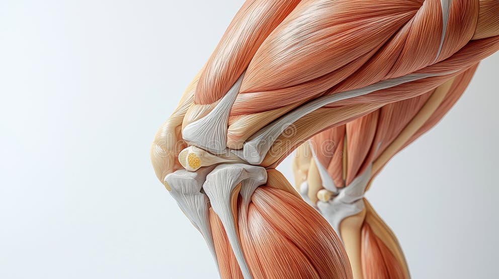 Muscles Highlighted in the Upper Half of the Arm with Detailed Anatomy ...