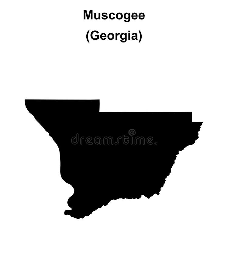 Muscogee Outline Stock Illustrations – 16 Muscogee Outline Stock ...