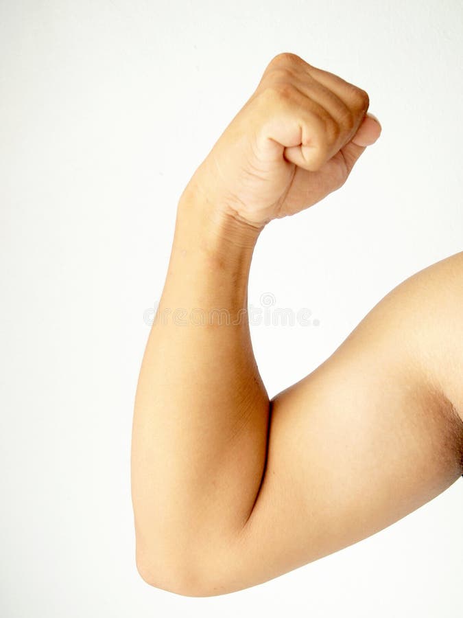 Muscular arm flexing stock photo. Image of masculinity - 55309970