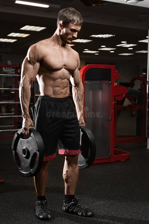 Muscular Athletic Bodybuilder Stock Photo - Image of diet, biceps: 79987238