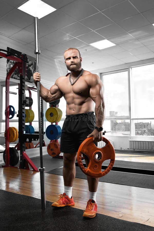 Muscular Athletic Bodybuilder Stock Photo - Image of biceps, person ...