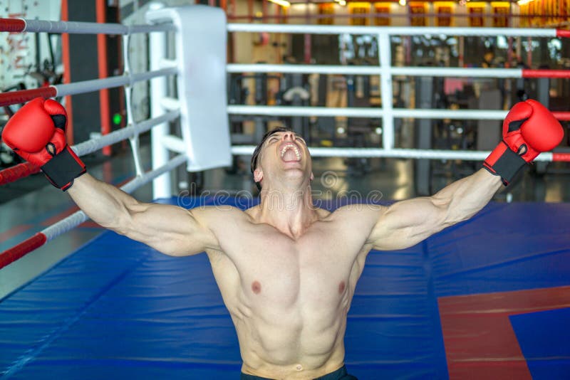 Muscular and Shredded Guy Listens Music Stock Photo - Image of ball ...