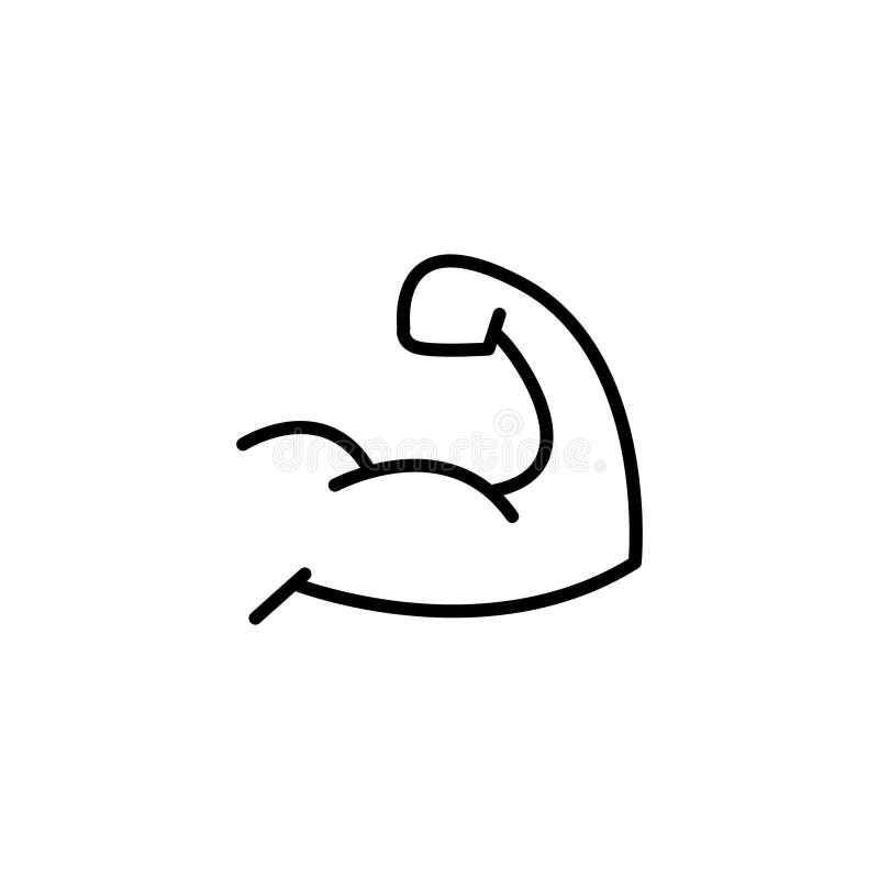 Muscular Man Line and Solid Icon. Bodybuilder Fitness Model with ...