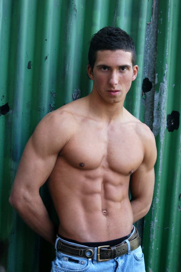 Muscular Male Model stock image. Image of muscular, fitness - 6758817