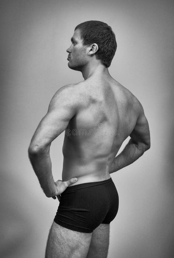 Male Model Back View