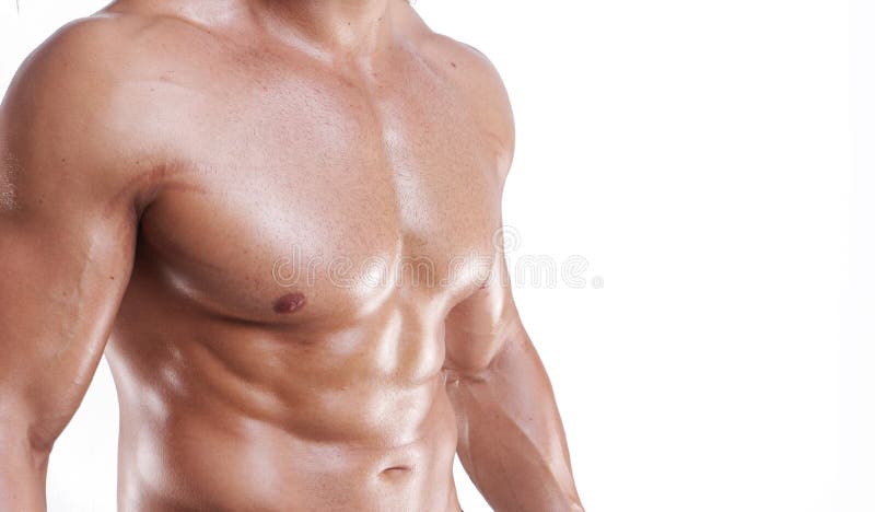 Muscular male torso stock image. Image of pecs, shoulder - 9911649