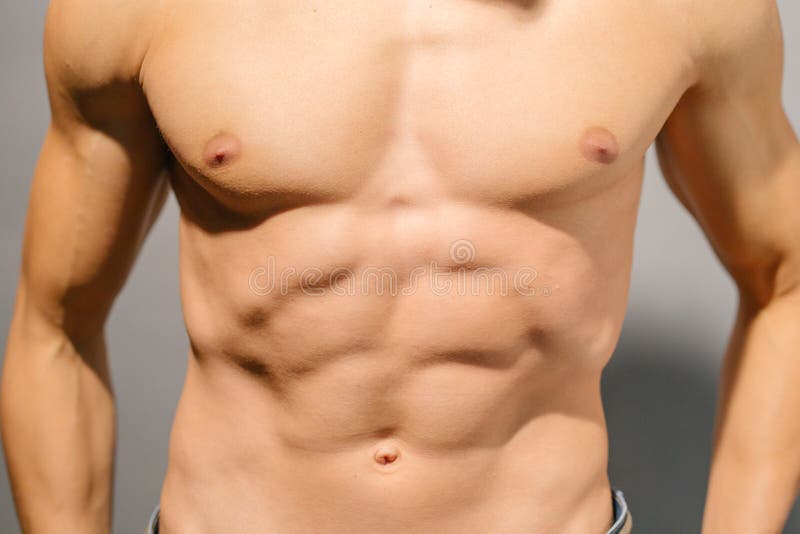 Muscular male torso stock image. Image of male, strength - 55422885