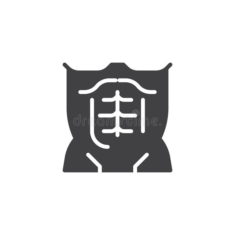 Muscular Man Body Line Icon Stock Vector Illustration Of Sign Muscle