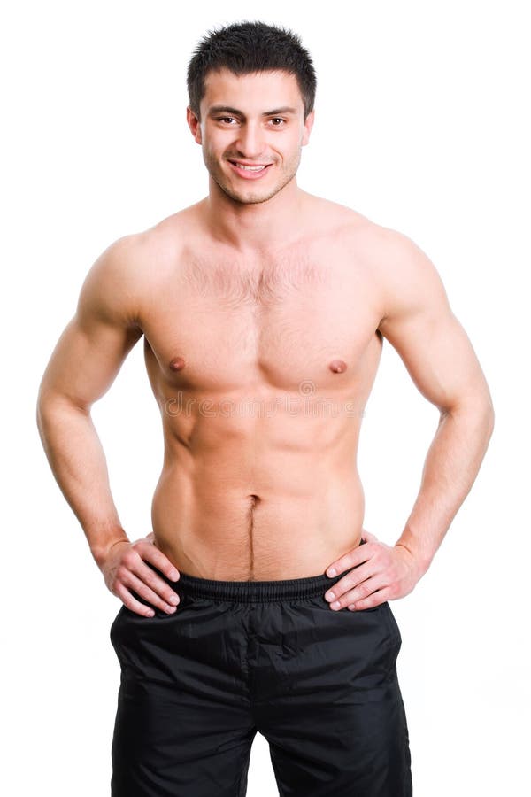 Muscular man stock image. Image of attractive, handsome - 25285165