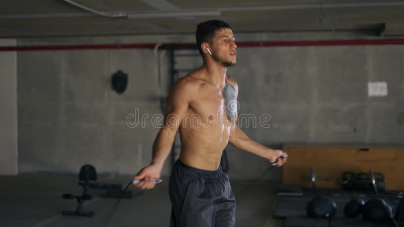 Handsome Man Taking Shower in Light Interior Stock Video - Video of ...