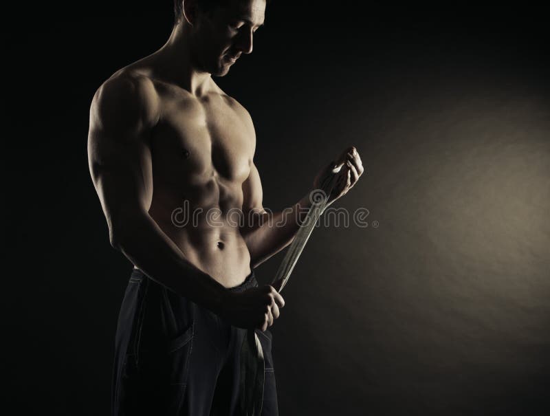 Boxer man stock photo. Image of copy, muscle, pectoral - 29947912