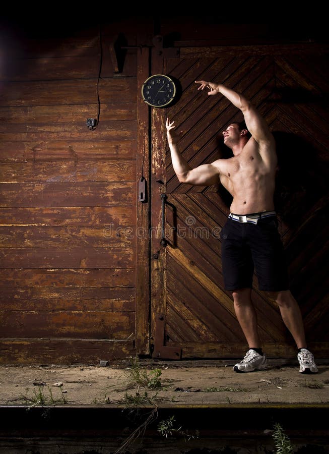 290 Muscle Man Clock Stock Photos - Free & Royalty-Free Stock Photos ...