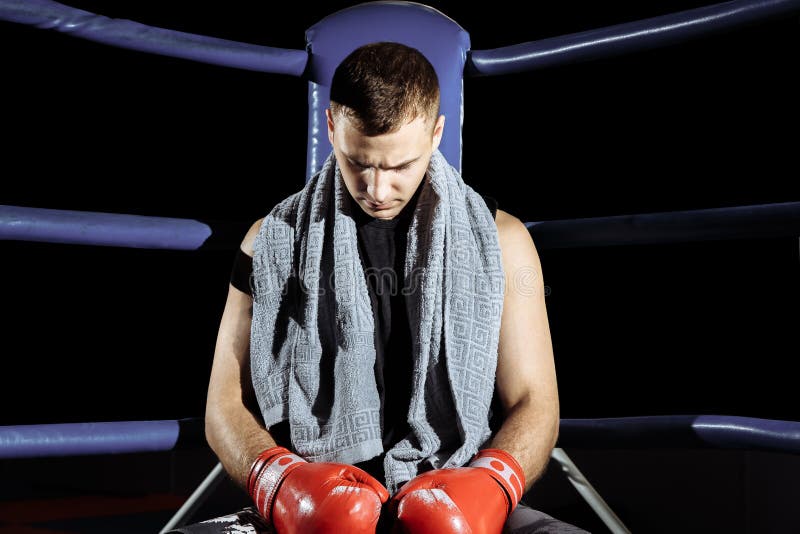 277 Male Fighter Resting Training Stock Photos - Free & Royalty-Free ...