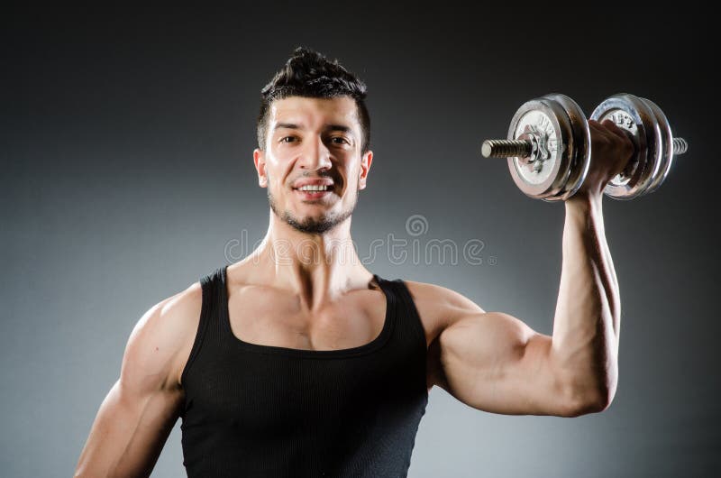 Muscular Ripped Bodybuilder Stock Image - Image of biceps, body: 42197801