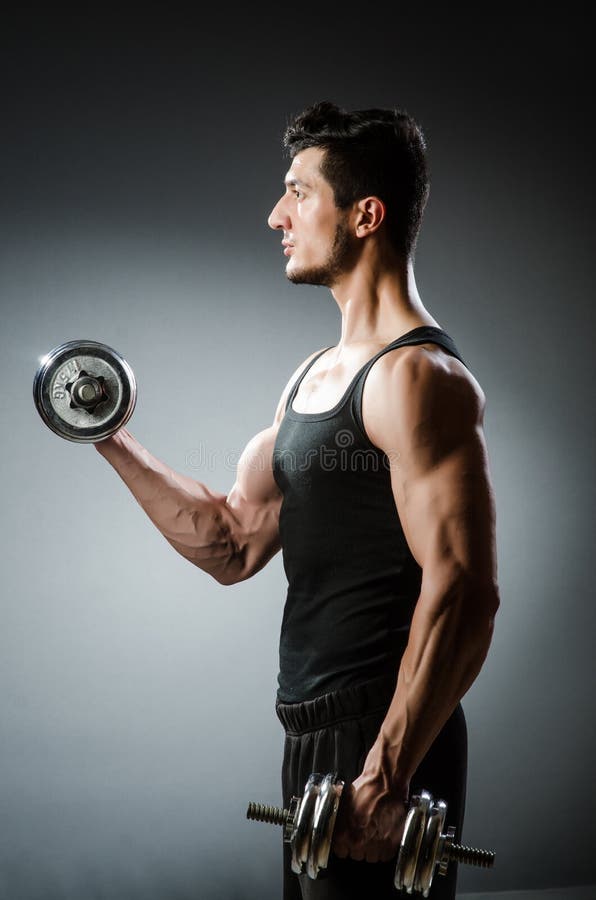 Muscular Ripped Bodybuilder Stock Photo - Image of active, heavy: 42389568