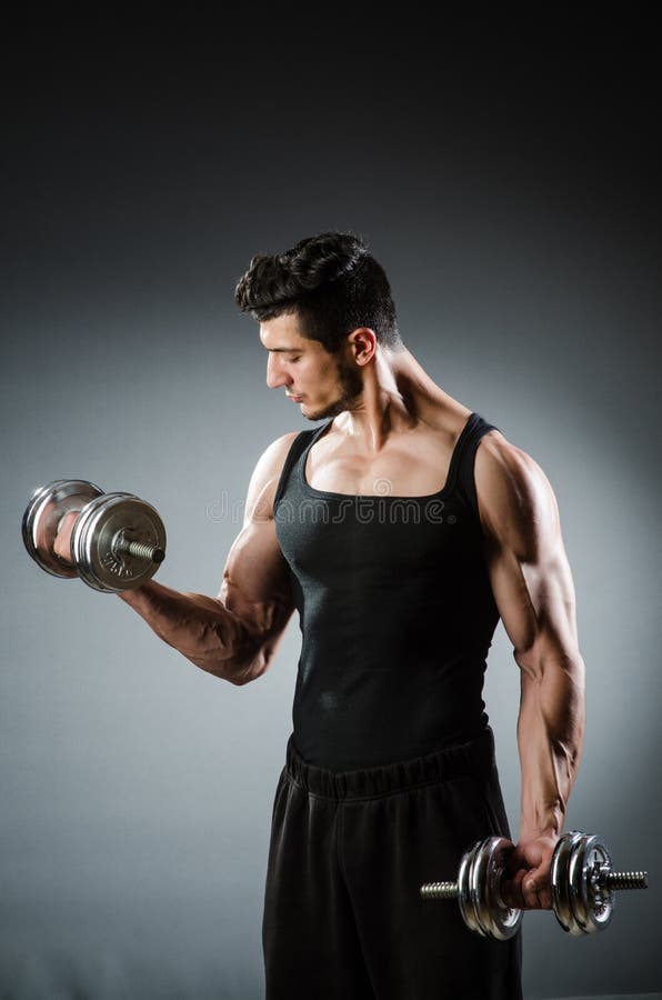 Muscular Ripped Bodybuilder Stock Photo - Image of athlete, heavy: 42582636