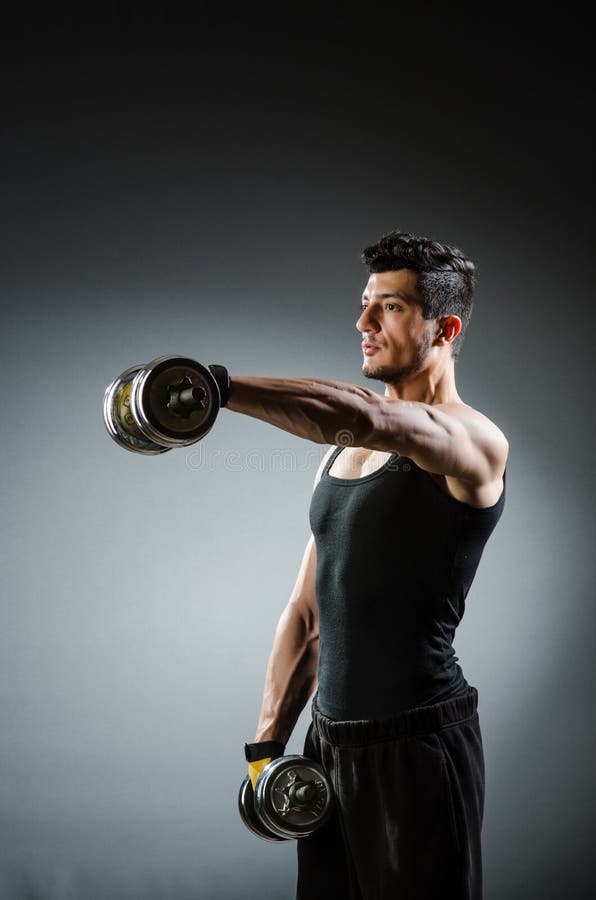 Muscular Ripped Bodybuilder Stock Photo - Image of muscle, strength ...