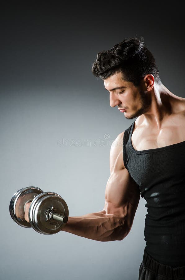 Muscular Ripped Bodybuilder Stock Photo - Image of strength ...