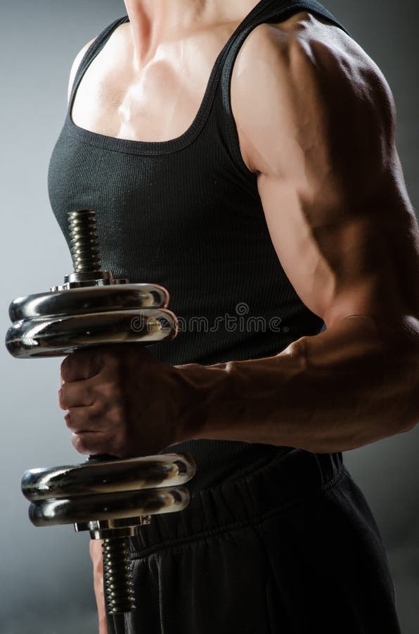 Muscular Ripped Bodybuilder Stock Image - Image of bicep, active: 42839183