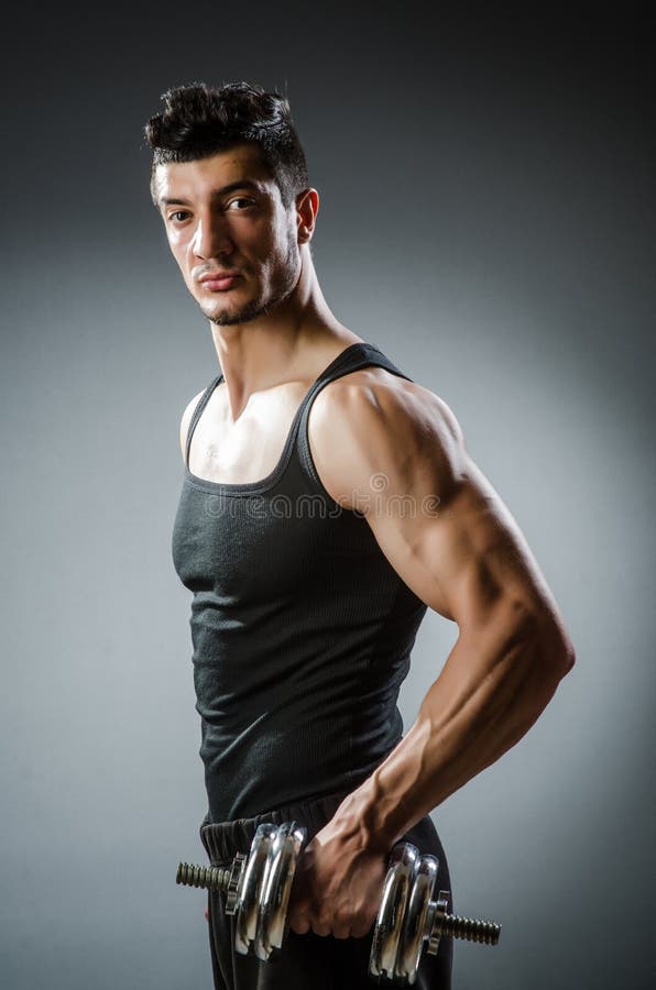 Muscular Ripped Bodybuilder Stock Photo - Image of bodybuilding ...