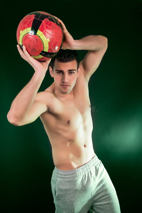 Muscular Young Man Balloon Stock Photos - Free & Royalty-Free Stock ...