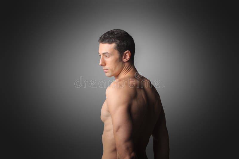 Musculous man stock image. Image of shoulder, virility - 13351129