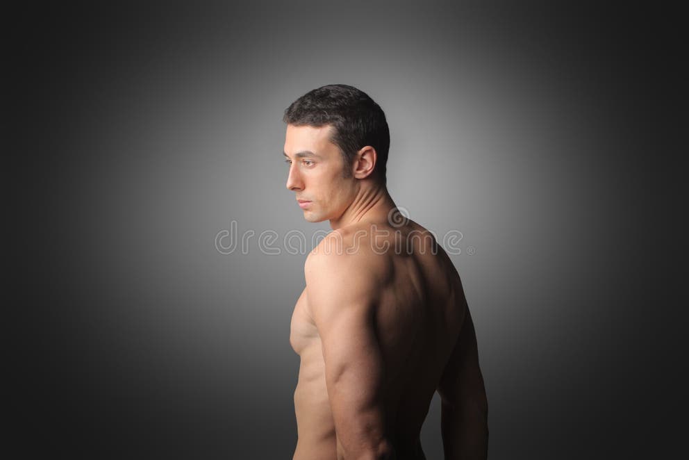 Musculous man stock image. Image of shoulder, virility - 13351129
