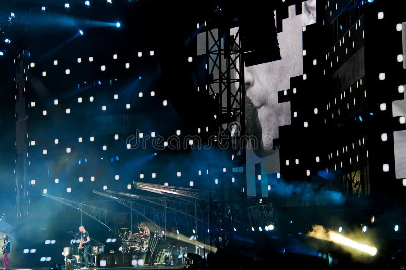Muse Live! editorial stock photo. Image of muse, stadium - 32391523