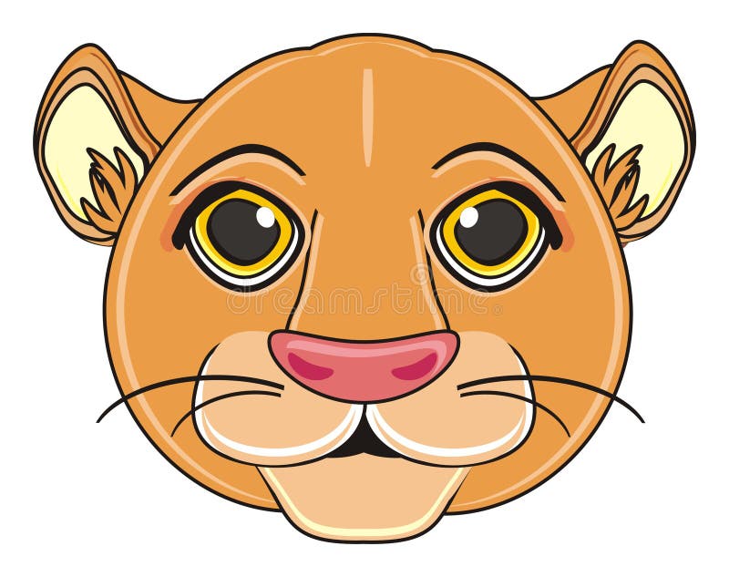 Museau de lion illustration stock. Illustration du sauvage - 83913584