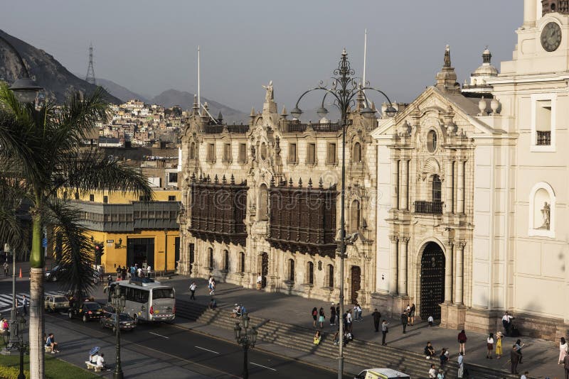 Museo De La Inquisicion (Inquisition Museum ) in Lima, Peru Stock Photo ...
