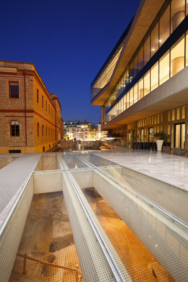 Museo dell'acropoli, Atene fotografia editoriale. Immagine di urbano ...