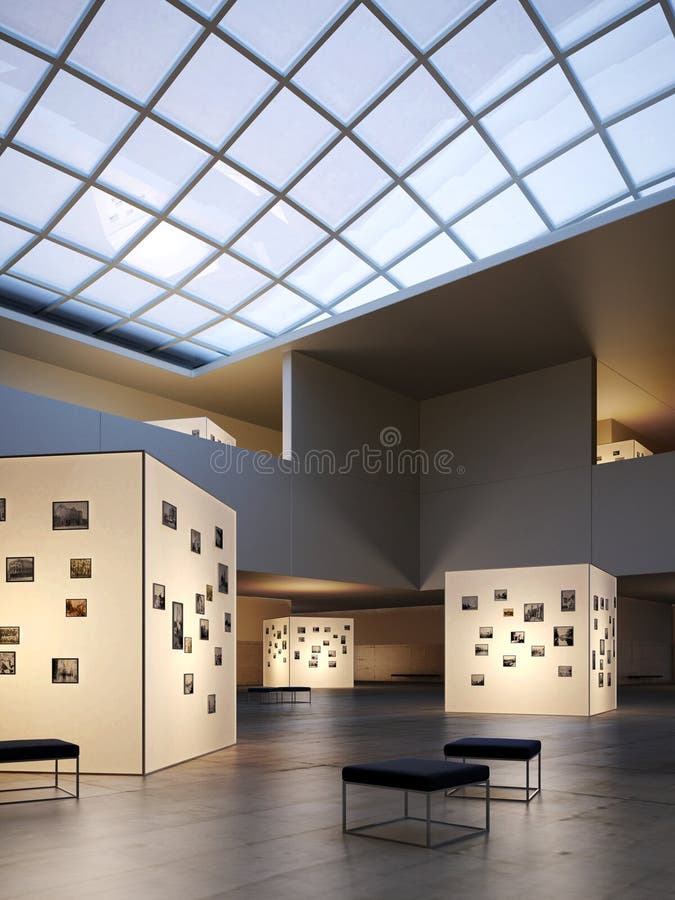 Museo moderno stock de ilustración. Ilustración de moderno - 40186698