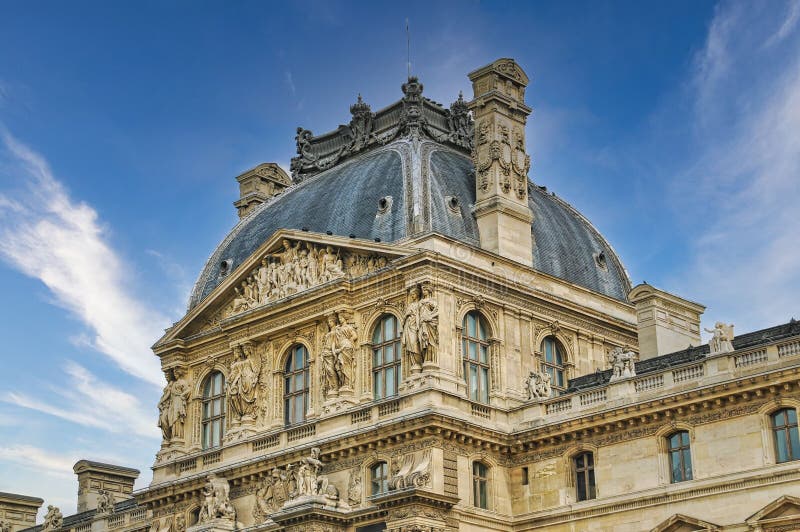 Museu De Louvre Um Dos Maiores Museus Do Mundo Paris France Europe Foto ... Museu De Louvre Um Dos Maiores Museus Do Mundo Paris France Europe Foto ...