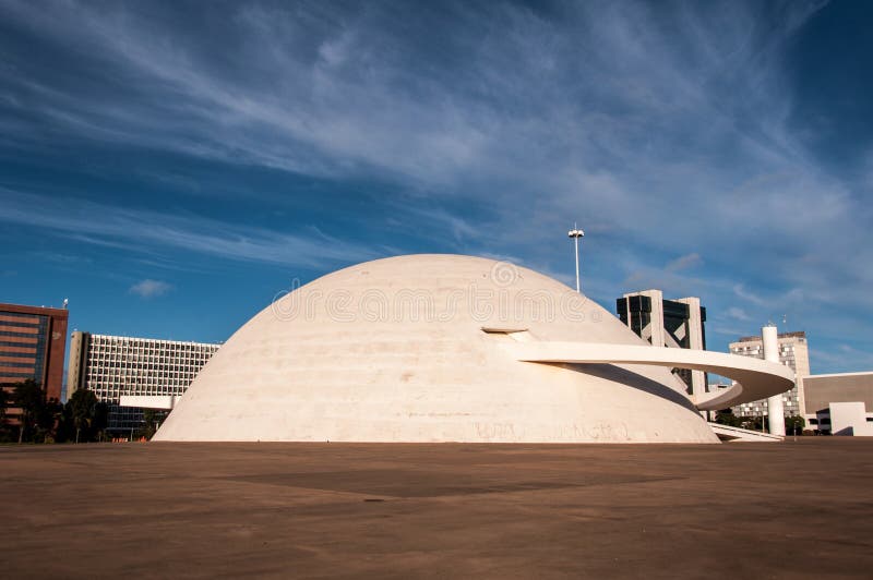 Museu Nacional Da República De Brasil Foto Editorial - Imagem de ...