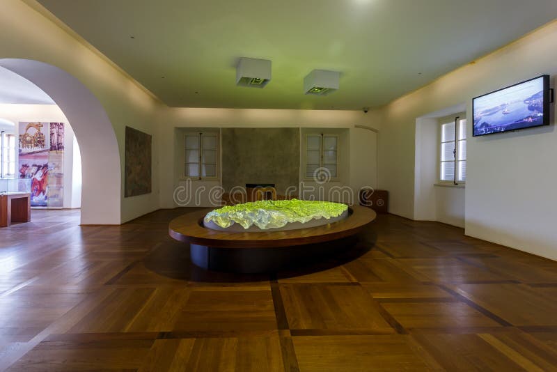 Bled castle interior stock image. Image of bled, oldest - 73690471