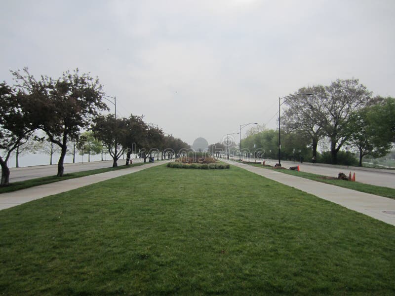 Museum Campus Chicago USA Coast Stock Photo - Image of chicago, campus ...