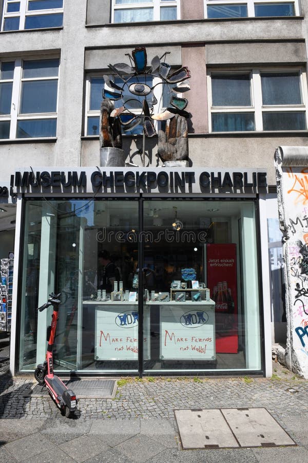 Museum of Checkpoint Charlie on Berlin in Germany Editorial Photo ...