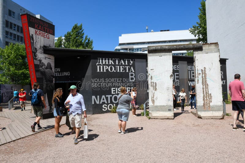 Museum of Checkpoint Charlie on Berlin in Germany Editorial Image ...