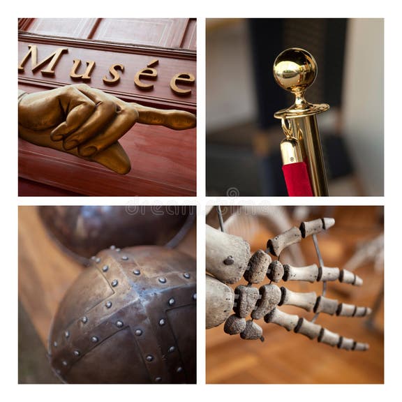 Museum stock image. Image of france, visit, hand, collage - 52030937