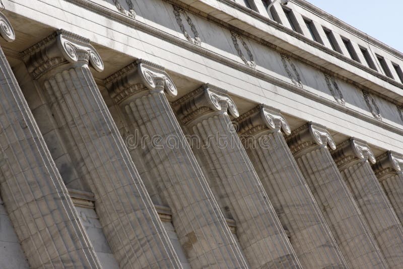 Museum Columns stock photo. Image of history, stone, illinois - 6747502