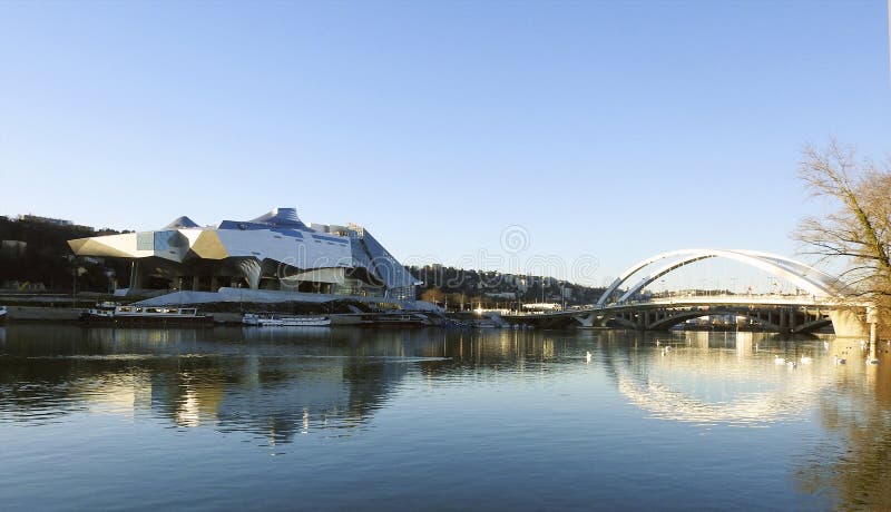 Museum of the Confluence, Lyon, France Editorial Stock Image - Image of ...