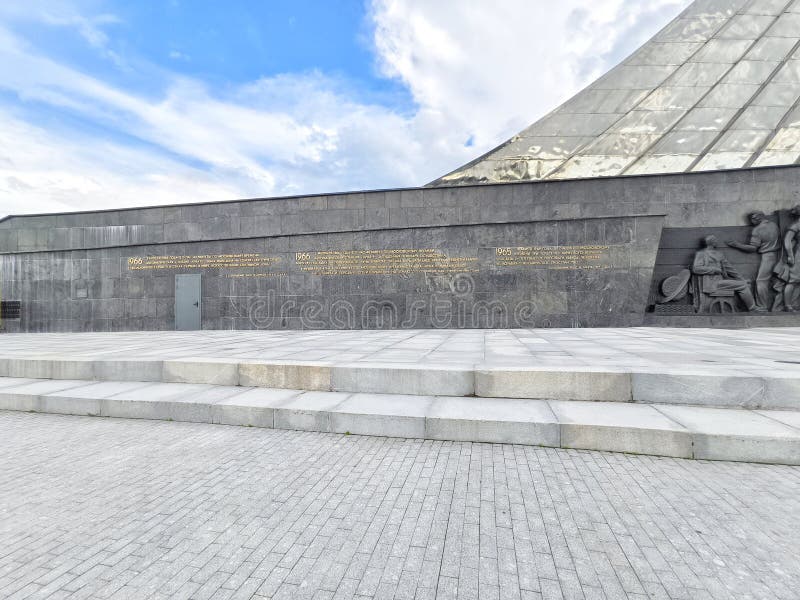 Sculpture of a Soviet Man on the Monument To Cosmonauts at Memorial ...