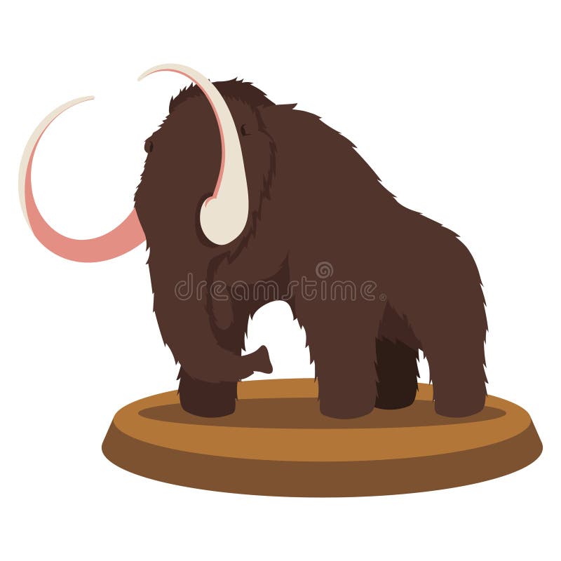 Museum day extinct animal stock illustration. Illustration of ...