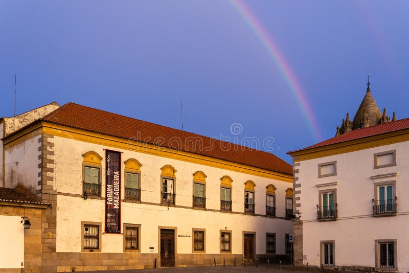 Museum of Evora in Portugal Editorial Photography - Image of entrance ...