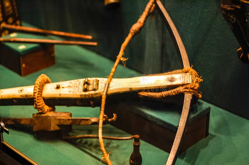 Museum Exhibits, Samples of Weapons and Armor Editorial Photography ...