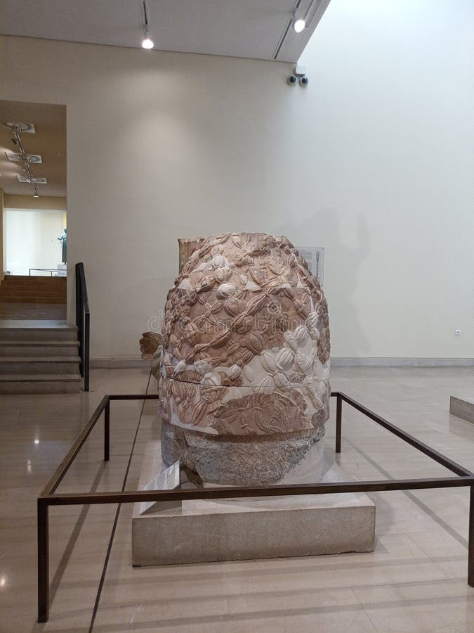 Museum Exponents in Delphi, Greece Editorial Photo - Image of graffity ...